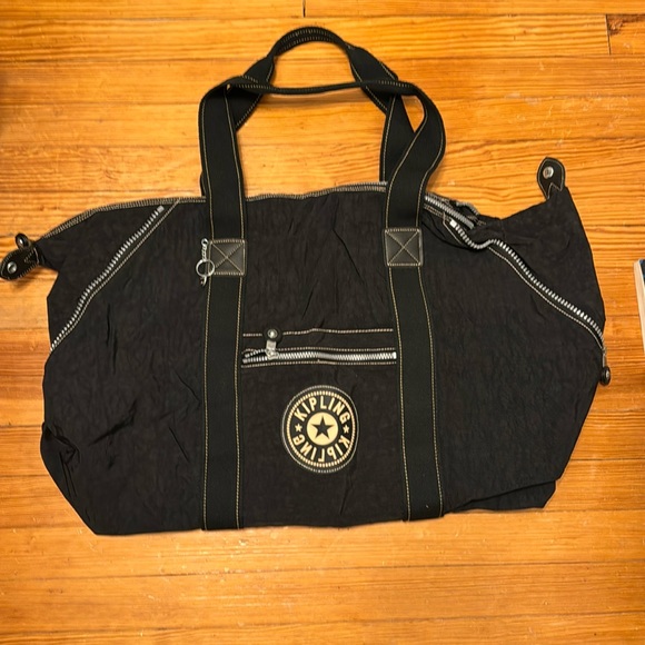 Kipling | Bags | Kipling Black Large Tote Travel Bag | Poshmark